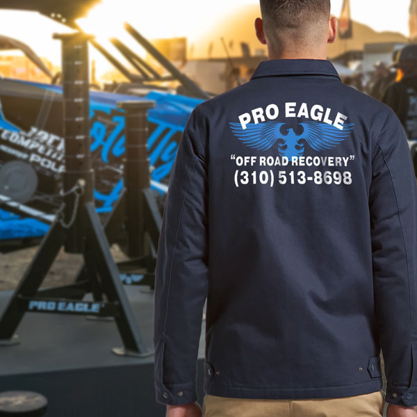 "Exclusive Off Road Recovery Jacket - Pro Eagle, Heavyweight Navy Apparel"