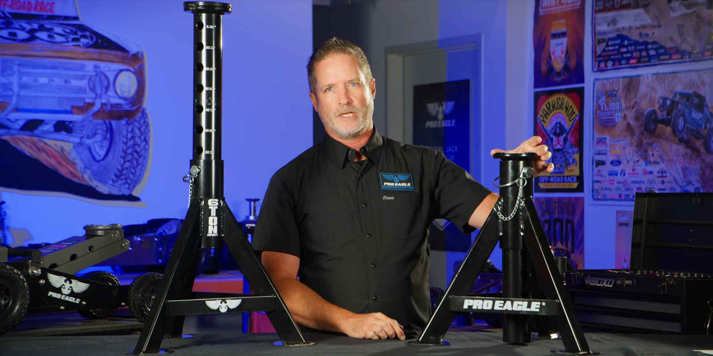 Tallest 6 ton Heavy Duty Jack Stands – Safe Support | Pro Eagle