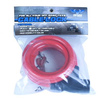 "Secure Your Vehicle with High-Visibility Orange Cable Lock - Ideal for ...